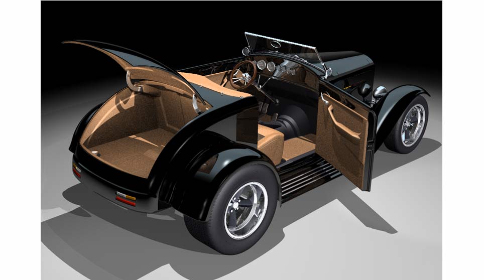 3D Roadster Design © JvS