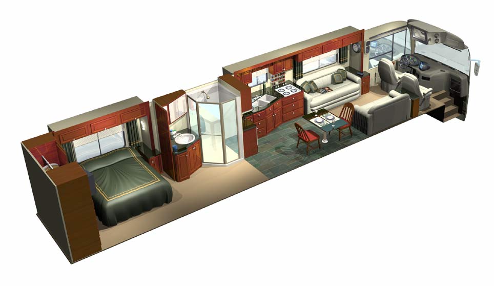 Motorhome Cutaway © JvS