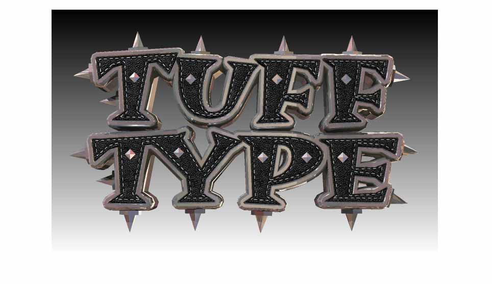 Tuff Type sample © JvS