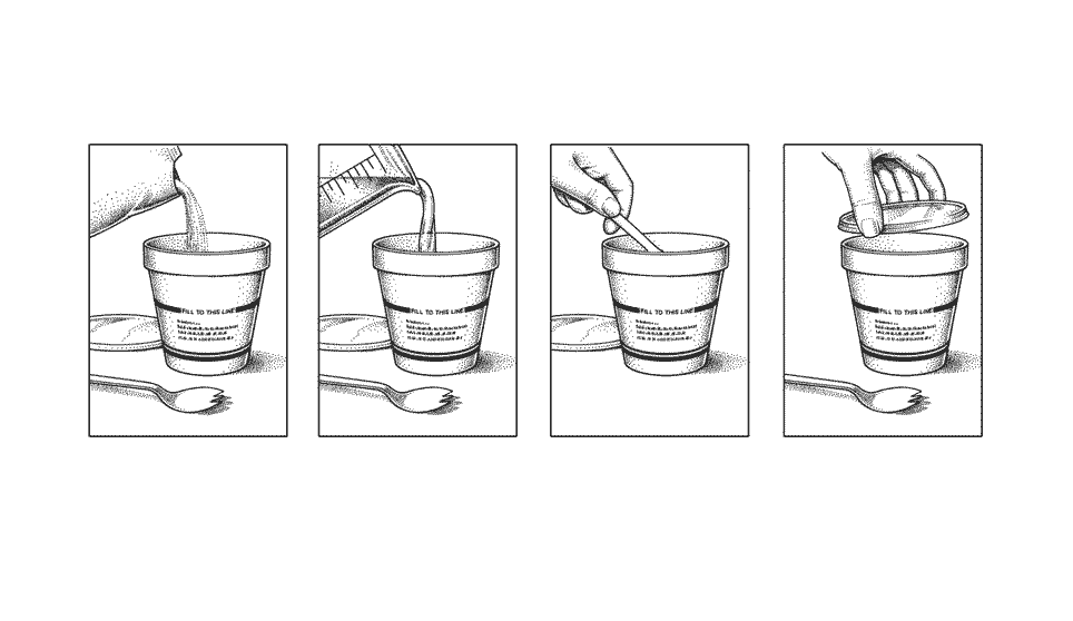 4 step instructions © JvS